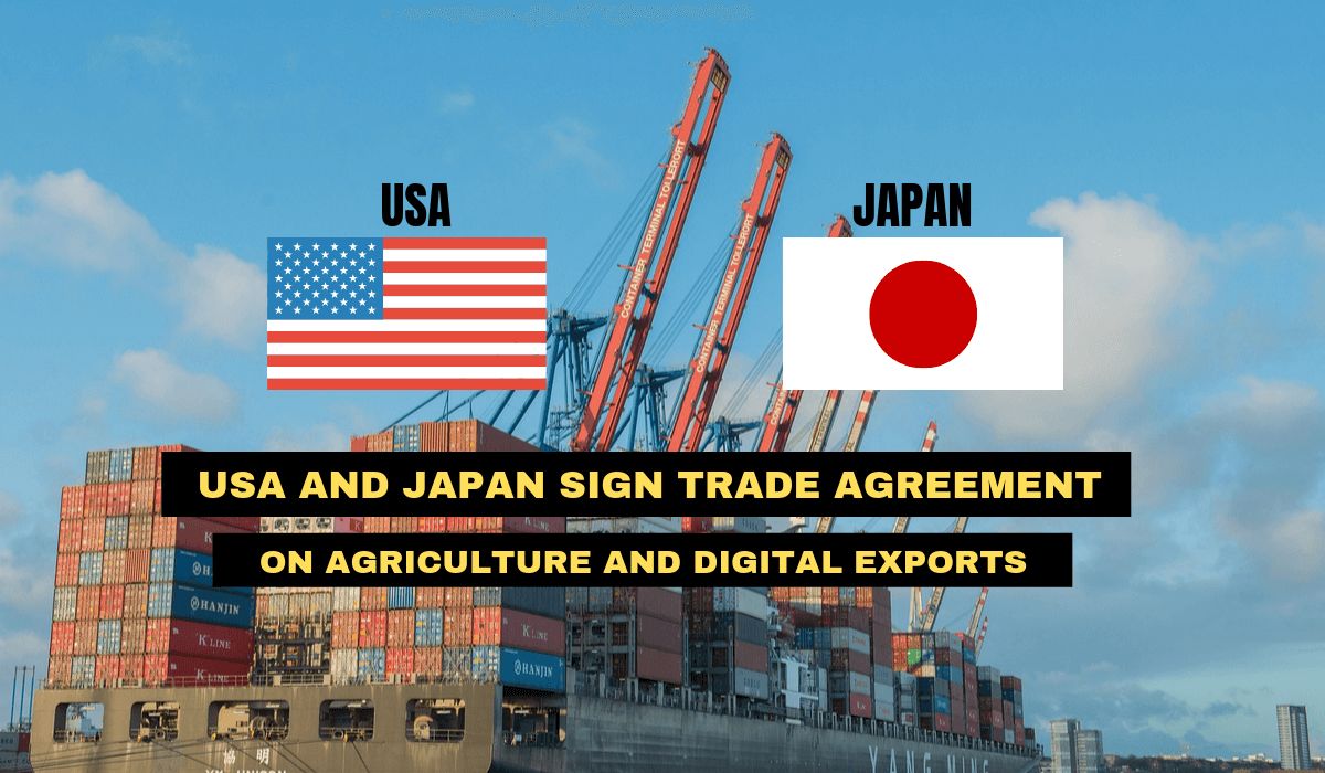 USA and Japan sign trade agreement on agriculture and digital exports ...